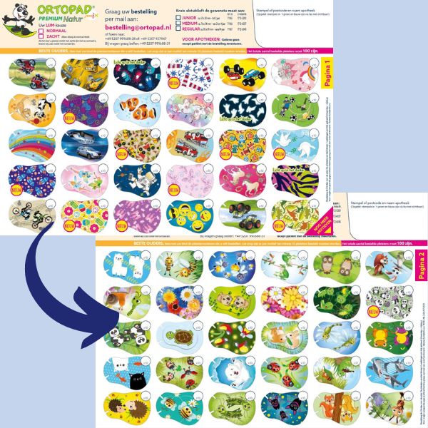 ORTOPAD®-oogpleisters Bestelformulieren om uit te printen